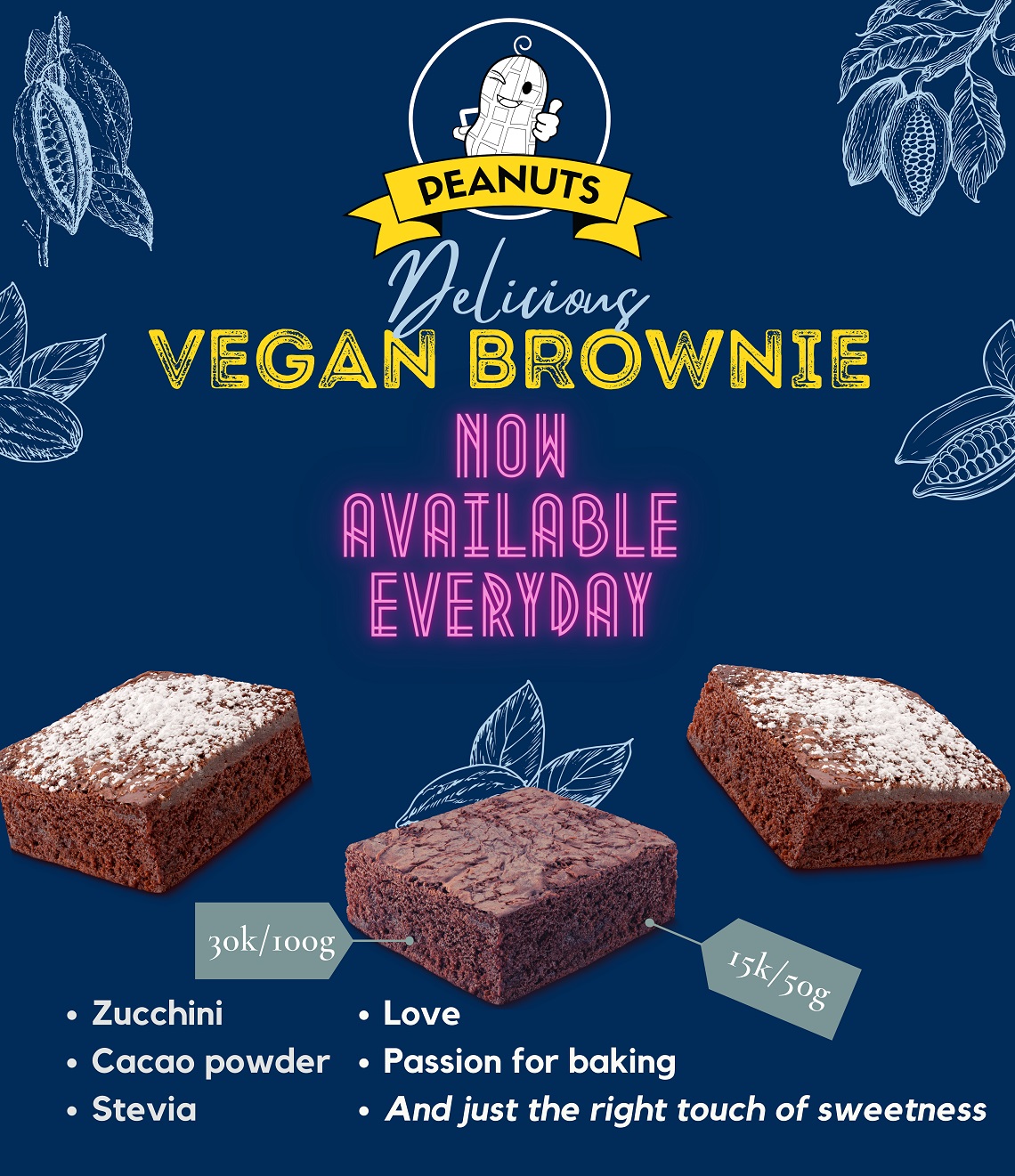 Peanuts Restaurant - Menu